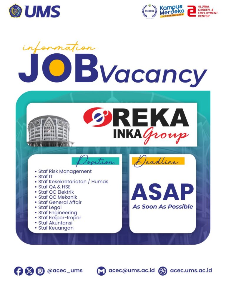 PT Rekaindo Global Jasa (INKA Group) Open Recruitment! – Alumny Career ...